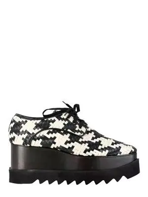 Stella McCartney Elyse Woven Platform Sneakers - White