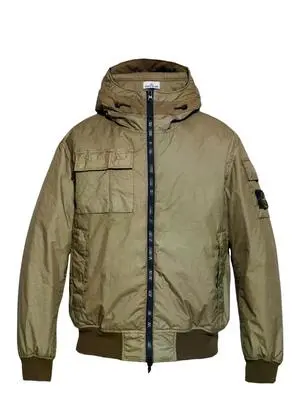Stone Island Hooded Pocket Jacket - Green
