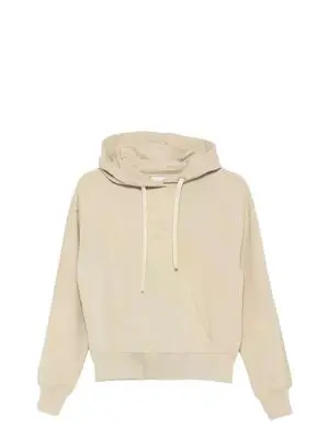 Patrizia Pepe Cotton Hoodie - Neutrals