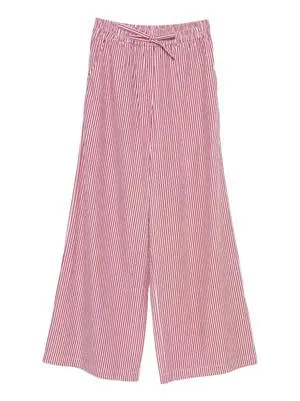 P.a.r.o.s.h Striped Wide Leg Trousers - Red
