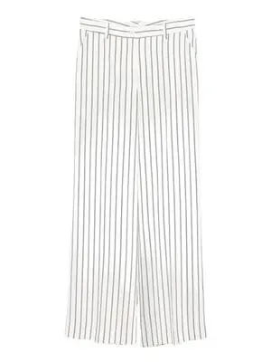 P.a.r.o.s.h Striped Trousers - White