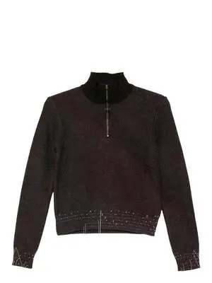 MAISON MARGIELA Half-zip Sweater - Brown
