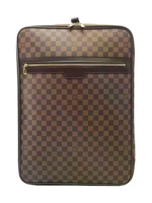 LOUIS VUITTON Damier Ebene Pegase 55 Travel Bag - Brown