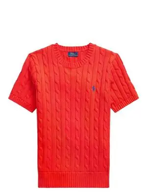 Polo Ralph Lauren Cable-knit T-shirt - Red