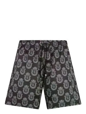 BILLIONAIRE Logo-motif Swim Shorts - Black