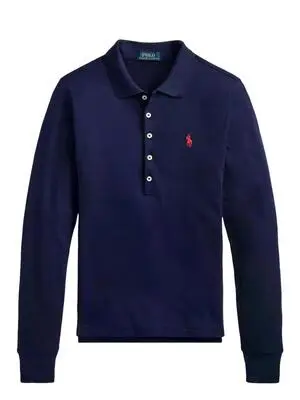 Polo Ralph Lauren Long-sleeved Polo Shirt - Blue