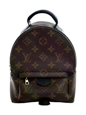 LOUIS VUITTON 2020 Monogram Mini Palm Springs Backpack - Brown