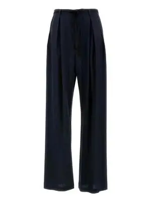 Barena Venezia Pleated Wide-leg Trousers - Blue