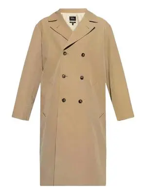 A.p.c. Buttoned Double-breasted Coat - Neutrals