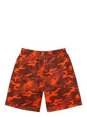 Supreme Camouflage Track Shorts - Red