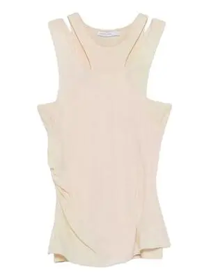 Patrizia Pepe Double-layer Tank Top - Neutrals