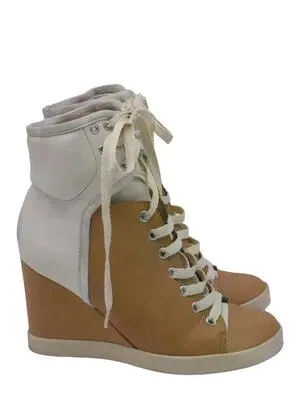 See By Chloé Wedge-heel High-top Sneakers - Brown