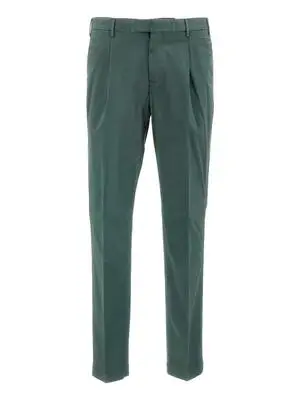 PT TORINO Pleated Trousers - Green