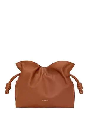 Loewe Flamenco Clutch Bag - Brown