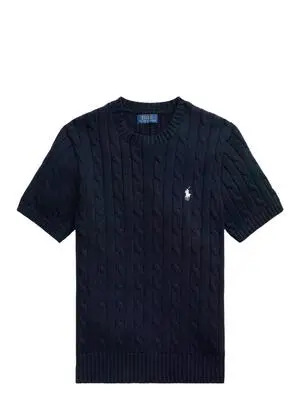 Polo Ralph Lauren Cable-knit T-shirt - Blue