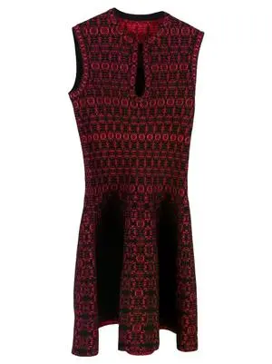 Alaïa Alhambra Knit Dress - Pink