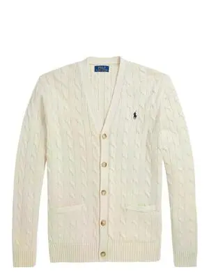 Polo Ralph Lauren Cable-knit Cardigan - Neutrals