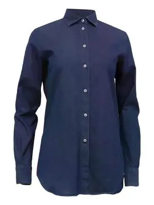Loro Piana Button-down Denim Shirt - Blue