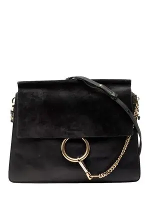 Chloé Faye Crossbody Bag - Black