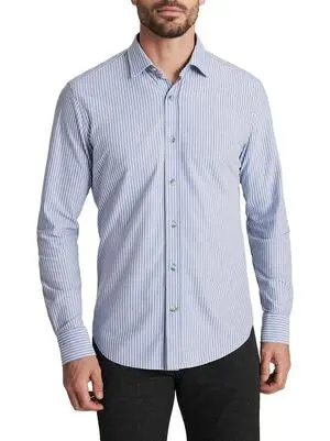 34 Heritage Stripe Button-up Shirt - Blue