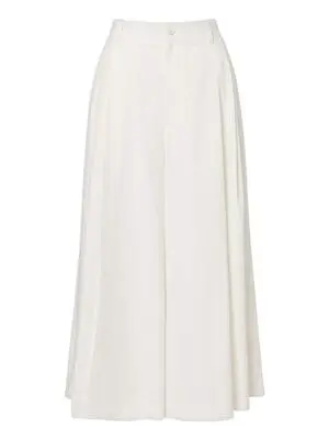 Ralph Lauren Silk Culottes - White