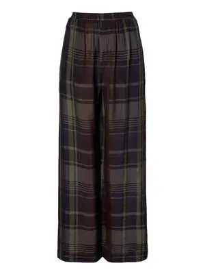 THE FRANKIE SHOP Baxter Checked Wide-leg Pants - Multicoloured