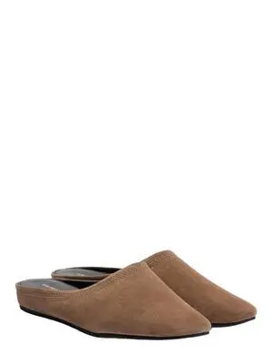Veronica Beard Narcisa Suede Mules - Brown