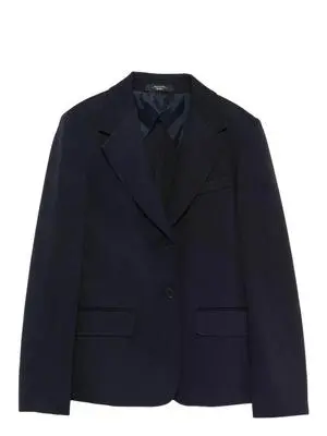 Max Mara Ginnasta Button Blazer - Blue