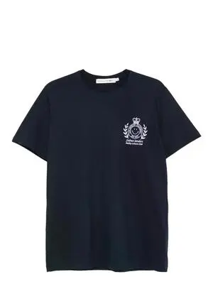 Joshua Sanders X Smiley Leisure Club Graphic T-shirt - Blue