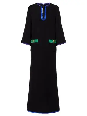 Valentino Garavani Vgold Cady Couture Maxi Dress - Black
