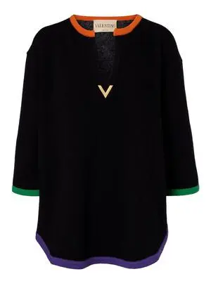 VALENTINO VGold Virgin Wool Sweater