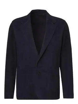 Ralph Lauren Purple Label Suede Blazer - Blue