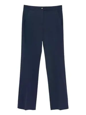 Pinko Button-fastening Straight Leg Trousers - Blue