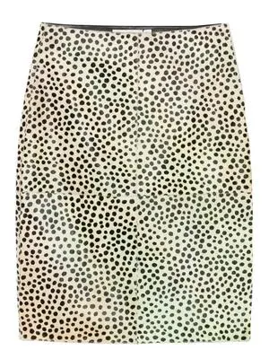 RÓHE Pony Hair Midi Skirt - Neutrals
