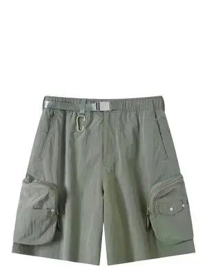 SPOONYARD Zip-pockets Cargo Shorts - Green