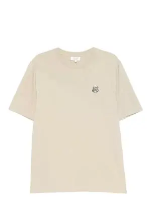 Maison Kitsuné Fox-head T-shirt - Neutrals