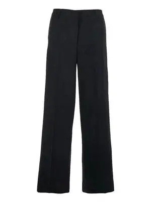 PT TORINO Straight Trousers - Black