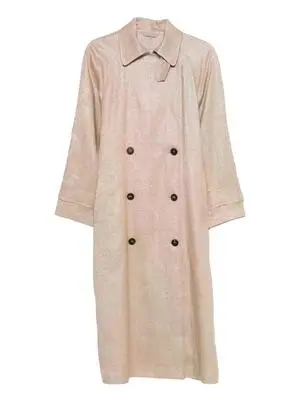 Brunello Cucinelli Double-breasted Trench Coat - Neutrals