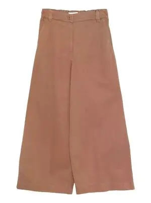 Max Mara Leather Culottes - Brown