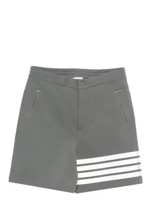 Thom Browne Stripe-detail Shorts - Grey