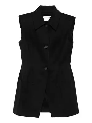 SPORTMAX Button Sleeveless Gilet