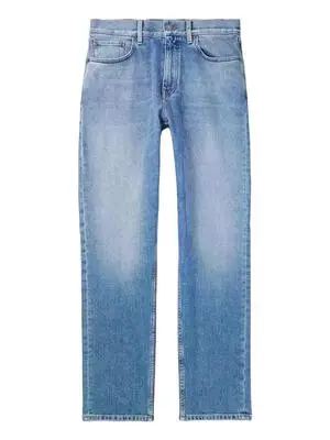 Zegna Faded Five-pocket Jeans - Blue