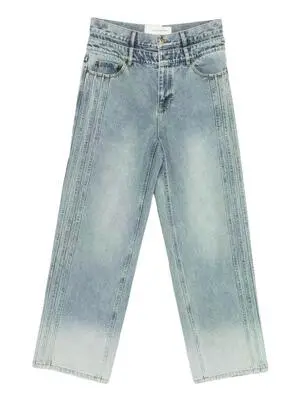 FENG CHEN WANG Faded-effect Denim Jeans - Blue