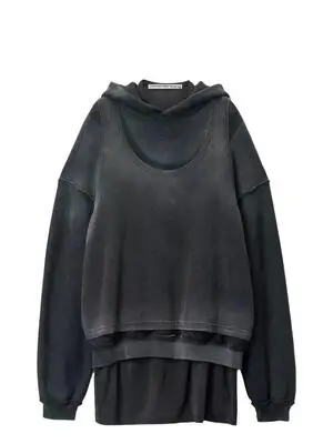 Alexander Wang Long-sleeve Hoodie - Grey