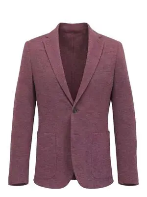 MAURIZIO BALDASSARI Notched Lapel Single-breasted Blazer - Red