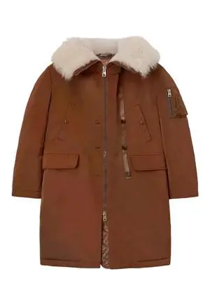 Ermanno Scervino Flap-pockets Coat - Brown