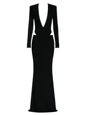 THE NEW ARRIVALS ILKYAZ OZEL Zoya Maxi Dress - Black