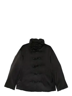 RÓHE Satin-effect Puffer Jacket - Black