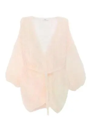 Maiami Tied-waist Cardigan - Pink