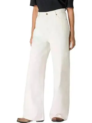 GOLDEN GOOSE Wide-Leg Jeans Neutrals